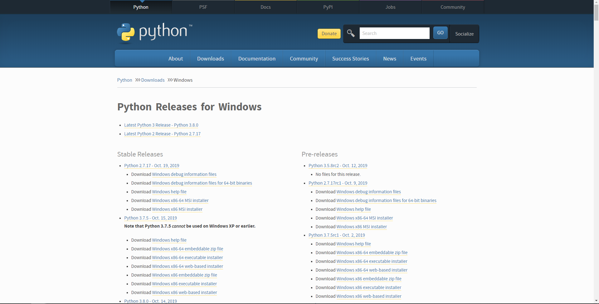 Python3.8のダウンロードとインストール方法（Windows10） | せなブログ